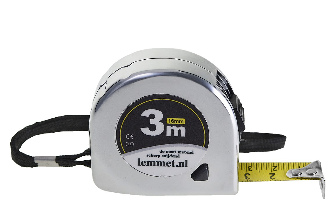 Lemmet rolmaat compact 3 en 5 meter - Rolmaatpunt.nl